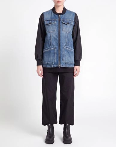 MOORER Denim Outerwear Size Polyester, Viscose