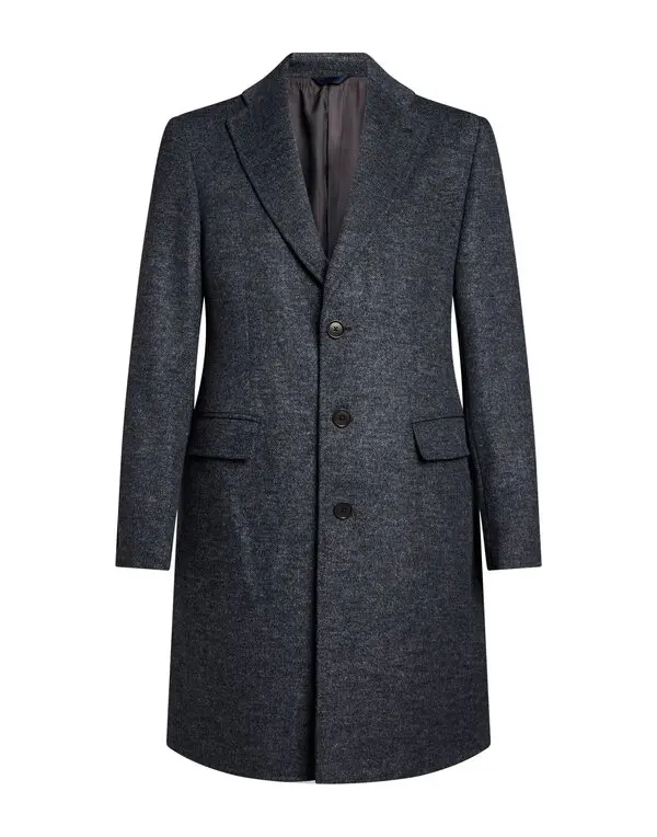 TOMBOLINI Single-breasted Wool Blend Coat