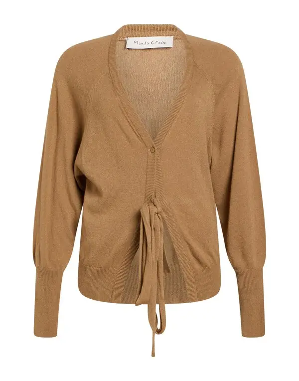 MANILA GRACE Cardigan With Tie Detail