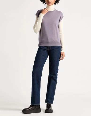 Brunello Cucinelli Lilac Cashmere Sleeveless Crewneck Sweater