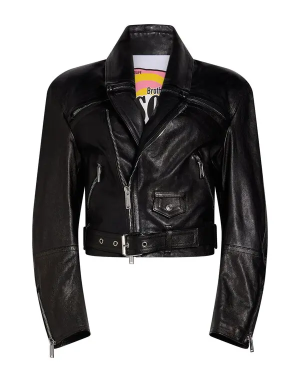 Dsquared2 Jacket Size Cow Leather