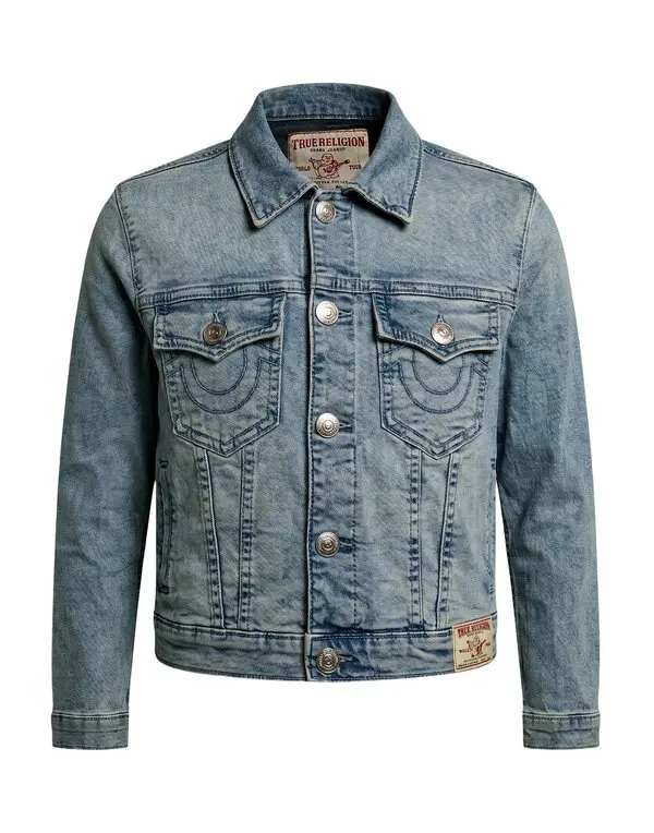 True Religion Denim Outerwear Size Cotton, Polyester, Rayon, Elastane