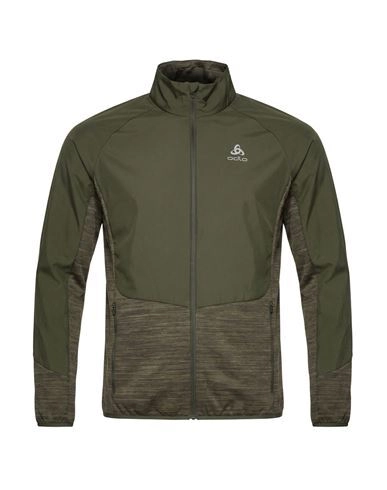 ODLO Polyester Blend Athletic Jacket - Green