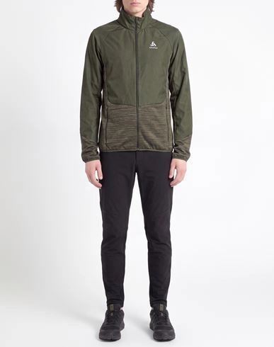 ODLO Polyester Blend Athletic Jacket - Green