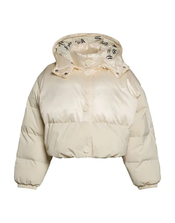 Armani Exchange Puffer Ivory Size Polyamide - White
