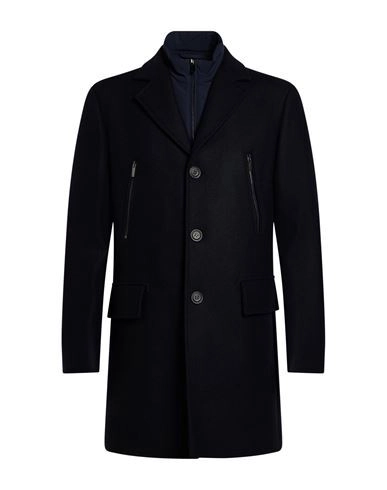 Paul & Shark Midnight Virgin Wool, Nylon, Cashmere Coat