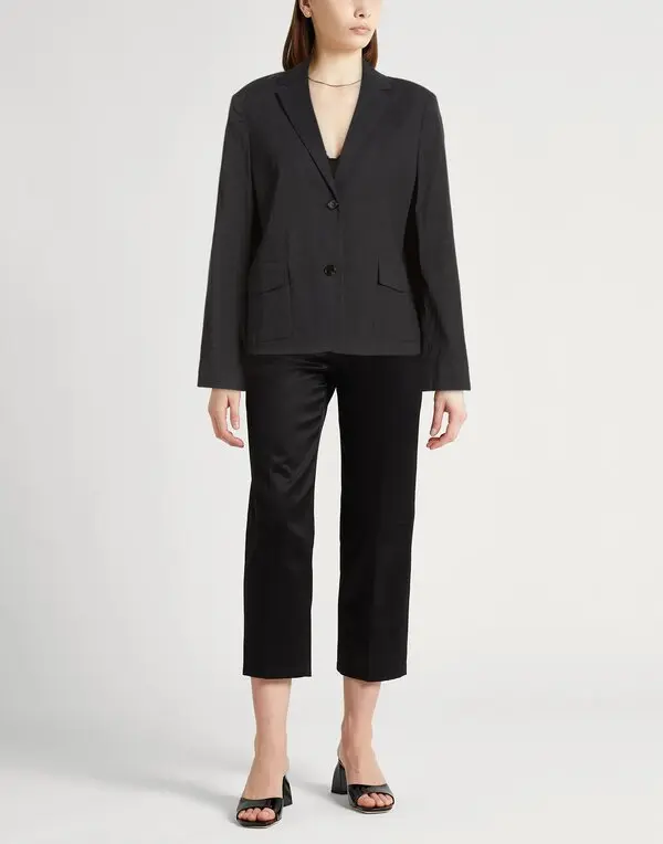 Theory Single-breasted Linen, Viscose, And Elastane Blazer