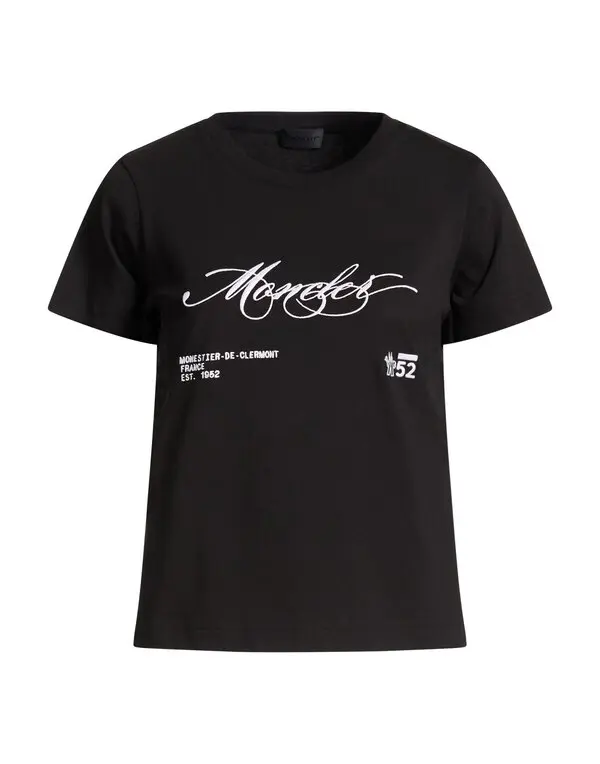 Moncler Cotton Jersey T-shirt With Embroidered Logo