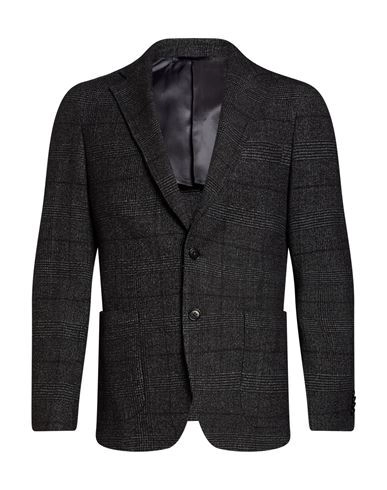 TOMBOLINI Blazer Charcoal Size Wool, Polyester, Elastane