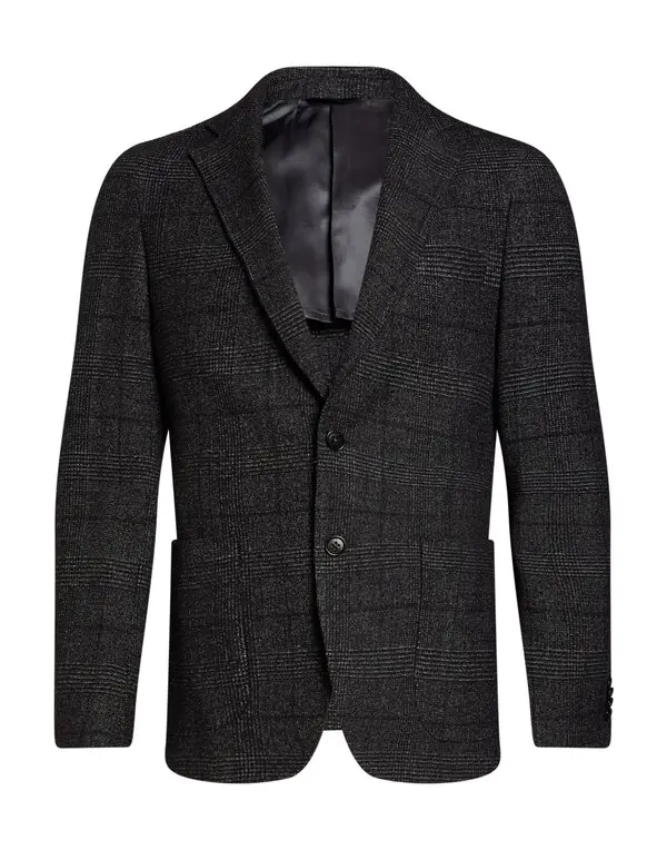 TOMBOLINI Blazer Charcoal Size Wool, Polyester, Elastane