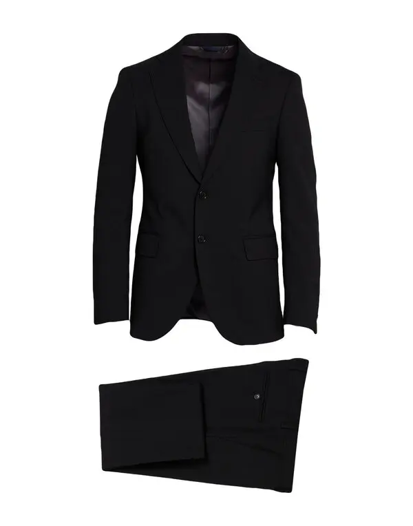 TOMBOLINI Suit Size Virgin Wool, Polyester, Elastane
