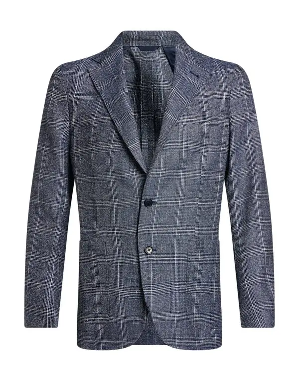 TOMBOLINI Blazer Size Virgin Wool, Linen