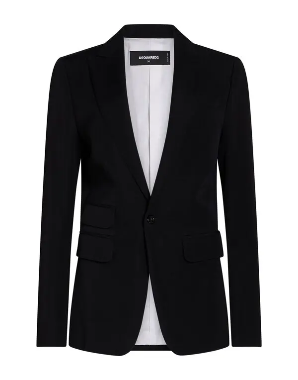 Dsquared2 Virgin Wool Single-breasted Blazer
