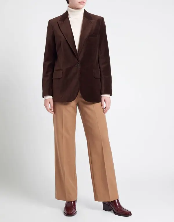 Ba&sh Single-breasted Velvet Blazer