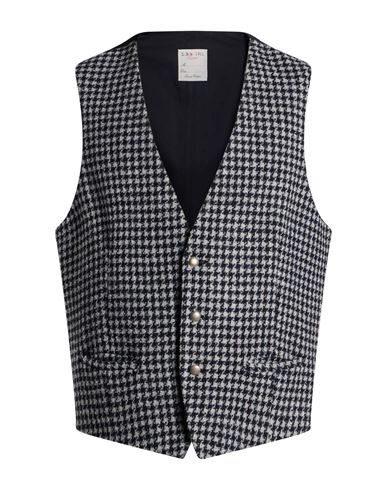 L.B.M. 1911 Houndstooth Textured Wool Blend Vest