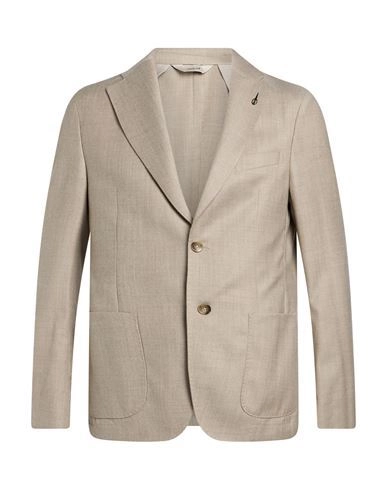 PAOLONI Blazer Size Virgin Wool, Elastane