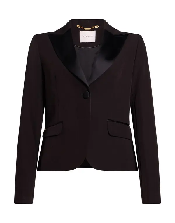 MANILA GRACE Blazer Size Polyester, Elastane