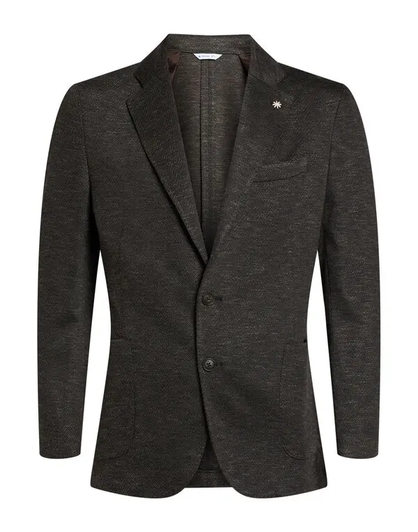 MANUEL RITZ Blazer Dark Size Viscose, Polyester, Elastane