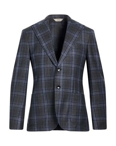 PAOLONI Blazer Size Virgin Wool - Charcoal