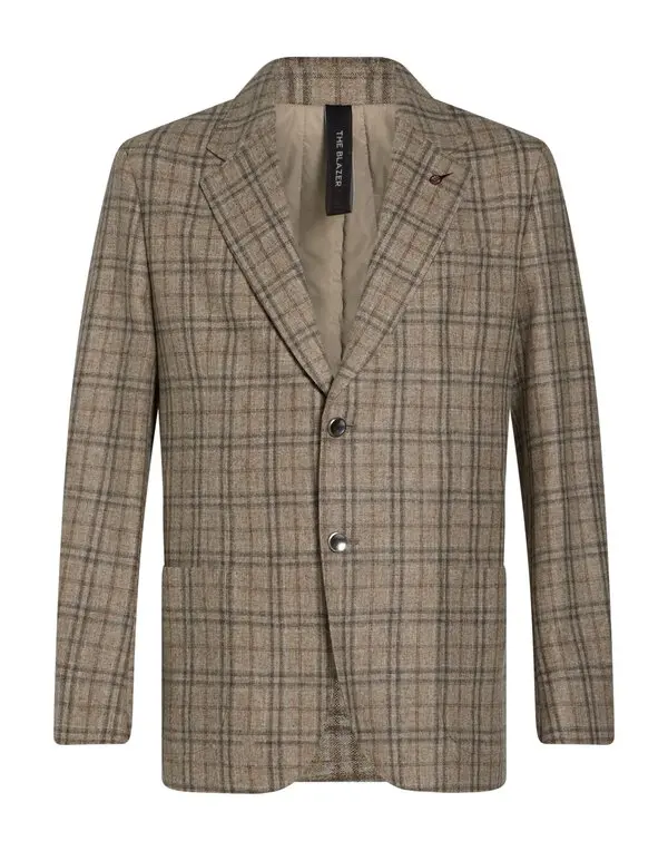 PAOLONI Blazer Size Virgin Wool, Cashmere