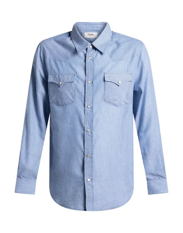 Celine Shirt Size Polyester, Cotton