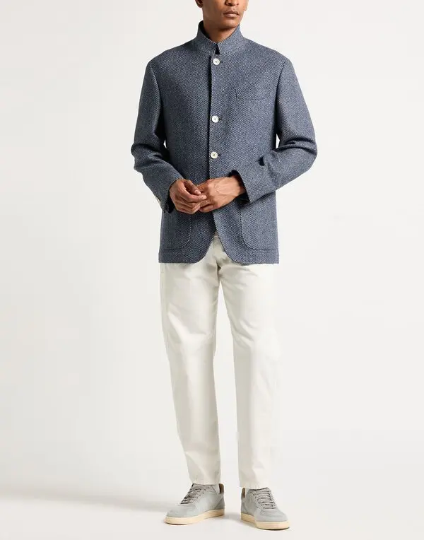Brunello Cucinelli Wool, Silk, And Cashmere Blazer