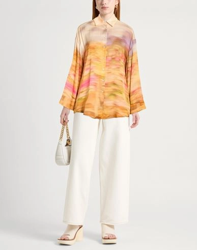 Pinko Viscose Satin Tie-dyed Shirt