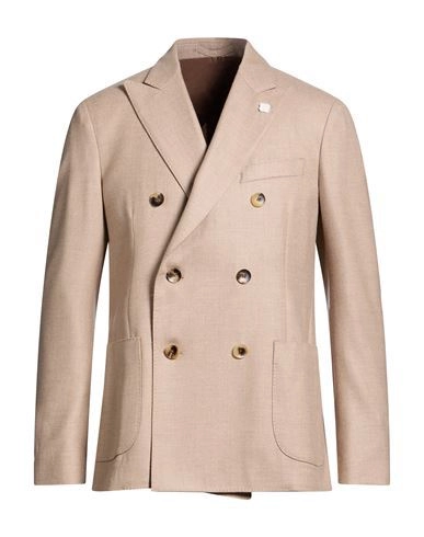 LARDINI Blazer Sand Size Cashmere