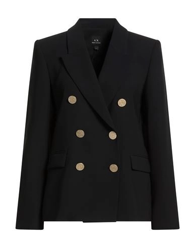 Armani Exchange Double Breasted Polyester Blazer