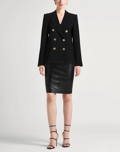 Armani Exchange Double Breasted Polyester Blazer