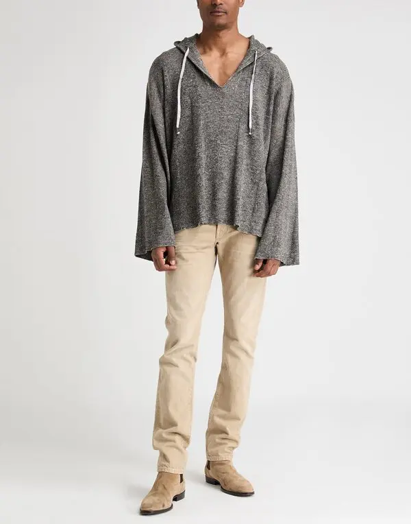 MAISON MARGIELA Mélange Knit Hooded Sweater - Grey