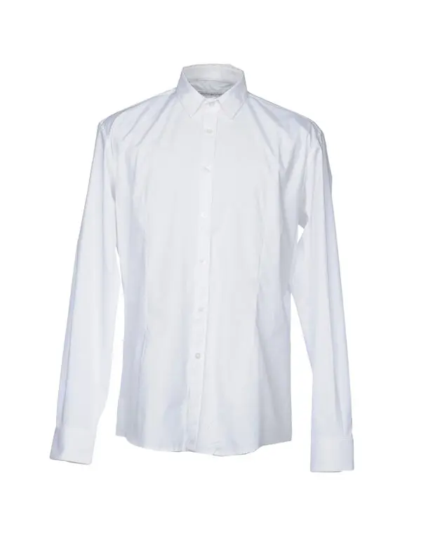 DANIELE ALESSANDRINI Shirt Size Cotton, Elastane