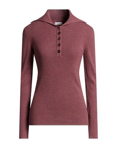 Brunello Cucinelli Ribbed-knit Metallic Pullover - Mauve