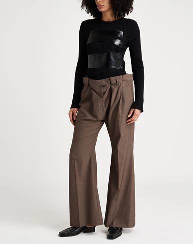 MAISON MARGIELA Ribbed Wool Blend Sweater With Printed Detailing