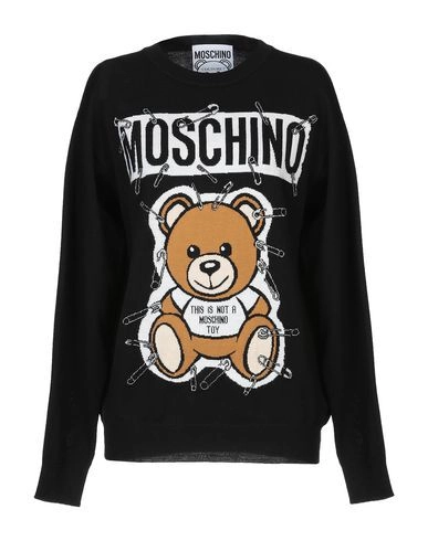 Moschino Virgin Wool Knitted Sweater - Black