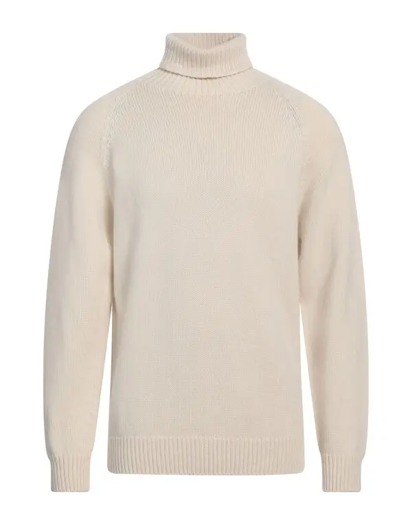 LARDINI Turtleneck Ivory Size Cashmere