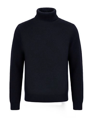 ZANONE Virgin Wool Turtleneck Sweater - Midnight Blue