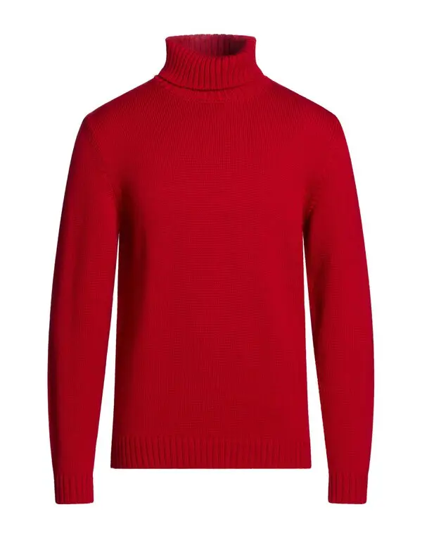 ZANONE Turtleneck Size Virgin Wool - Red