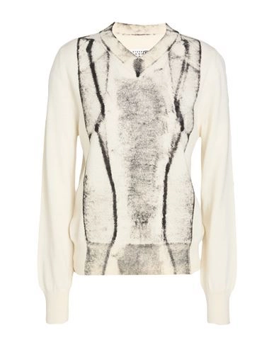 MAISON MARGIELA Acrylic & Virgin Wool Sweater - White