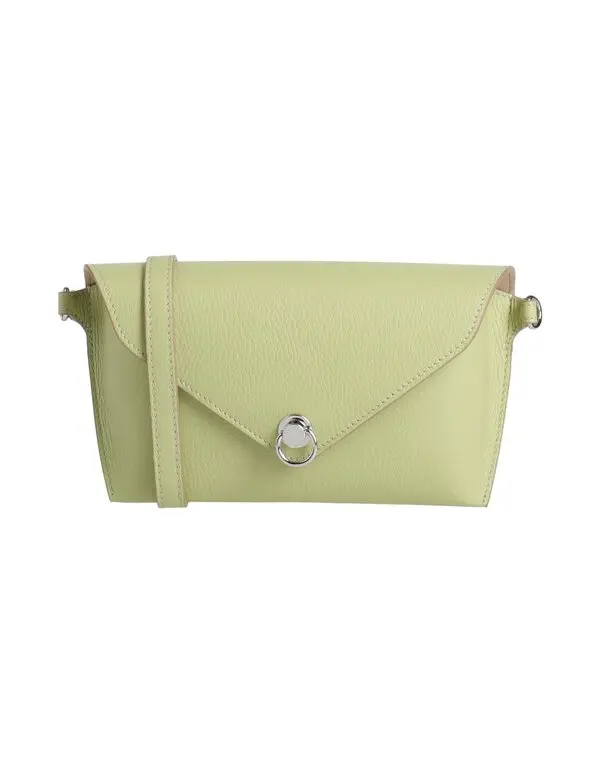 GIANNI CHIARINI Small Light Leather Flap Bag - Green