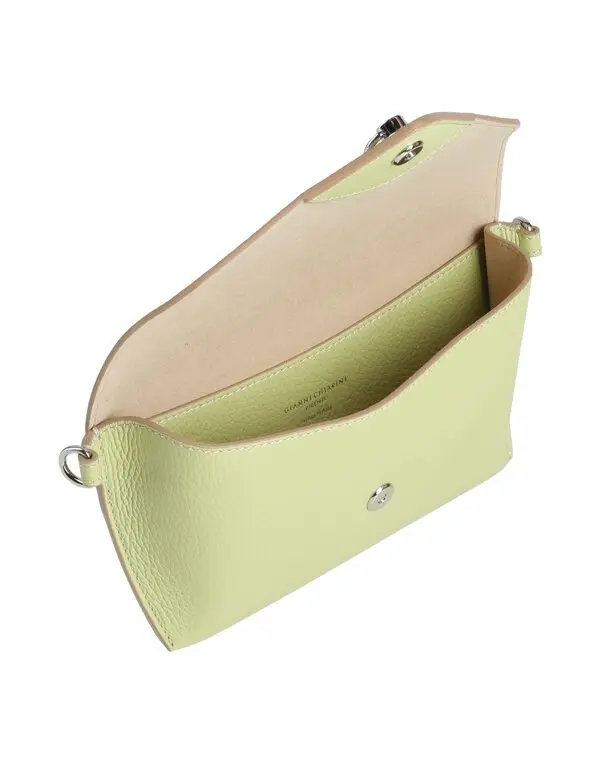 GIANNI CHIARINI Small Light Leather Flap Bag - Green