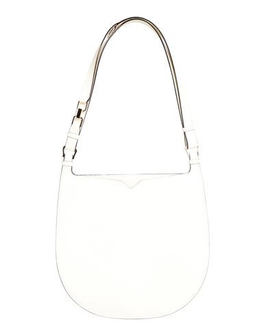 VALEXTRA Calfskin Shoulder Bag - Ivory