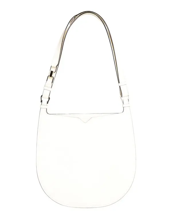 VALEXTRA Calfskin Shoulder Bag - White
