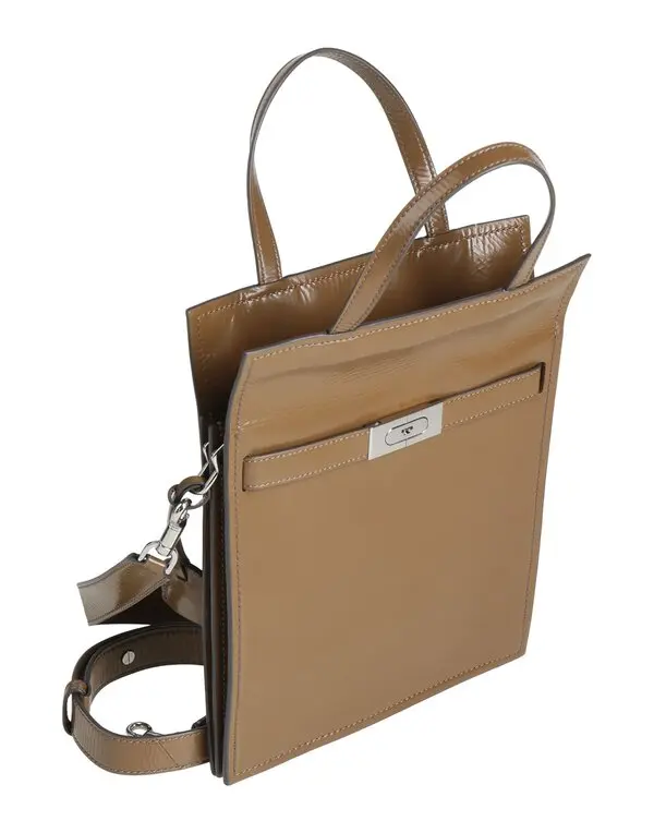 Tory Burch Glossed Leather Tote Handbag