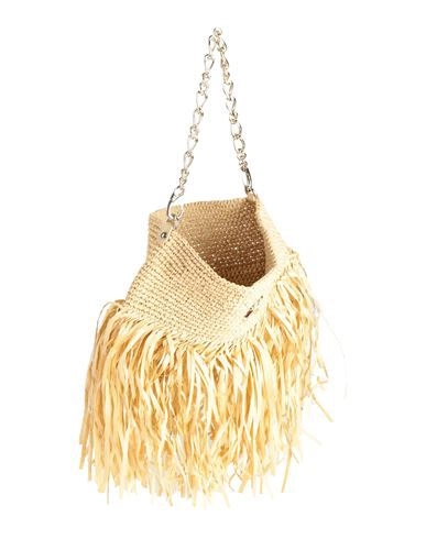Patrizia Pepe Raffia Fringed Handbag