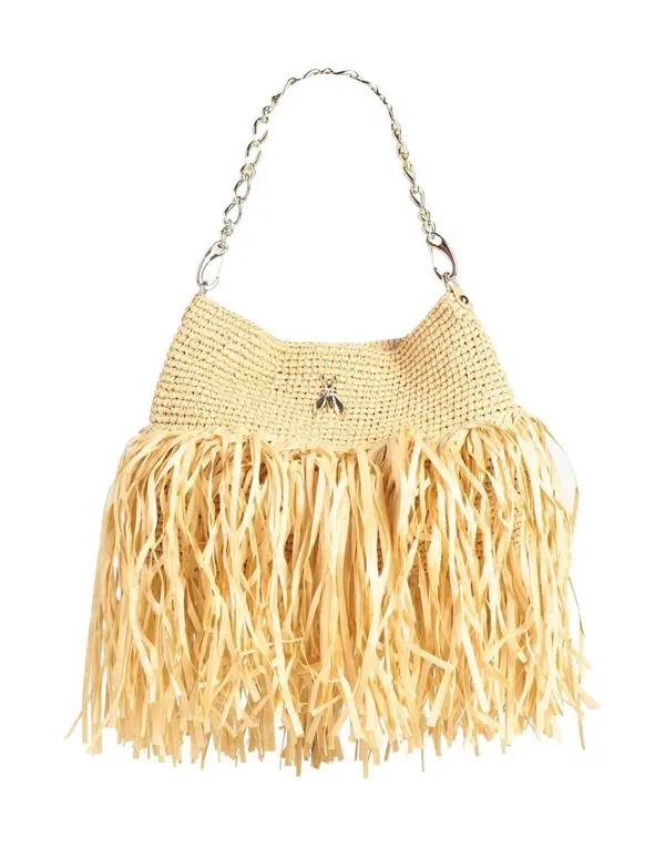 Patrizia Pepe Raffia Fringed Handbag
