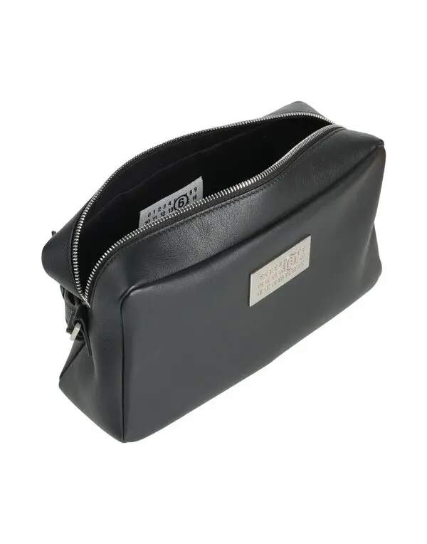 MAISON MARGIELA Leather Camera Bag With Designer Plaque