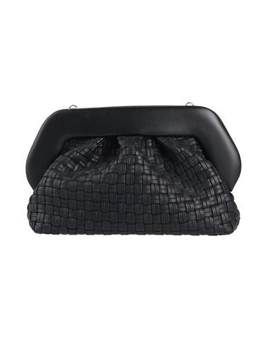 THEMOIRE Woven Clutch - Black