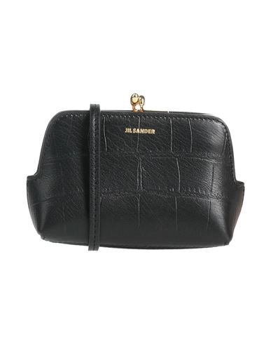 JIL SANDER Leather Crossbody Bag - Black
