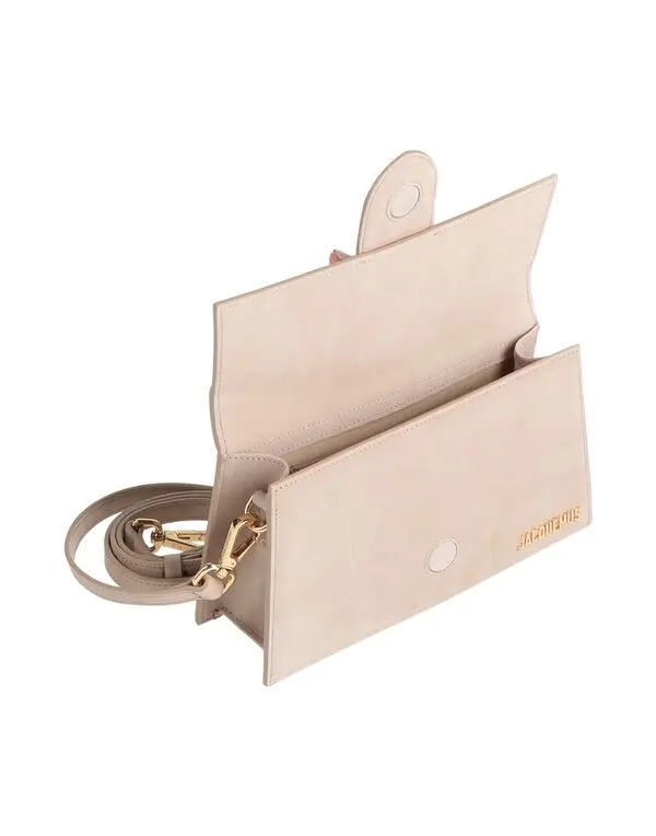 Jacquemus Grande Bambino Handbag Calfskin - Beige